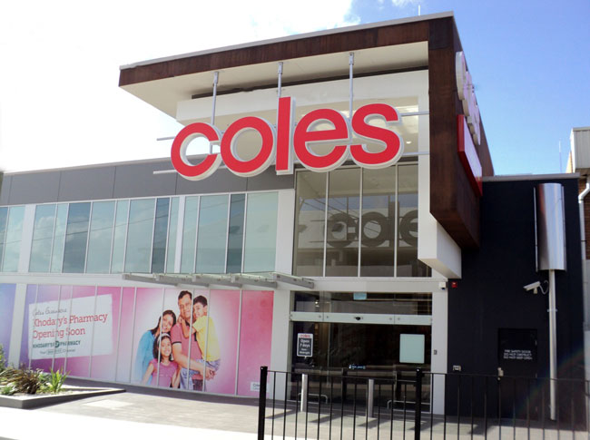 Coles Greenacre - Arch System Fabrication Pty Ltd